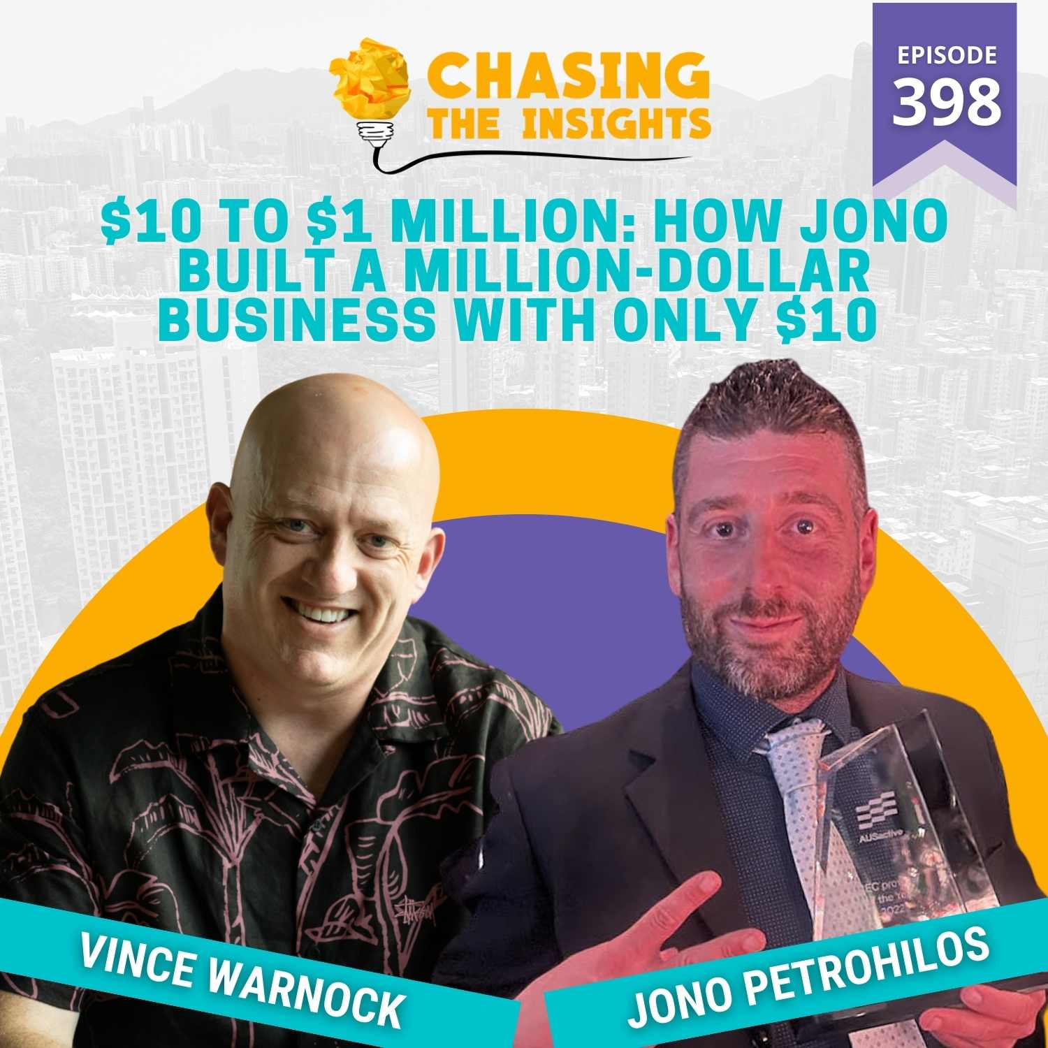 EP398 - Jono Petrohilos on how Jono built a million-dollar business ...
